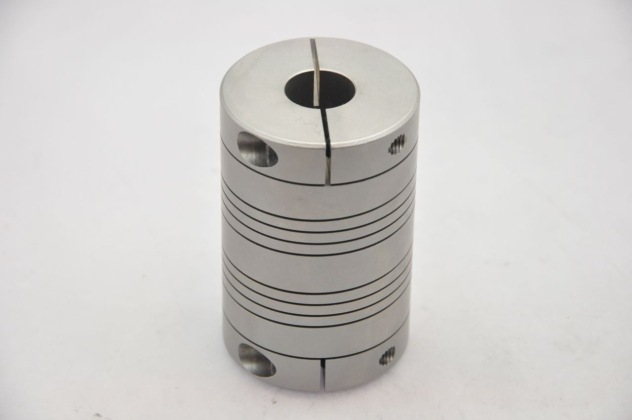 Helical Zero backlash Flexible Bellows Coupling 57 X 89 20mm Bore Hole ...
