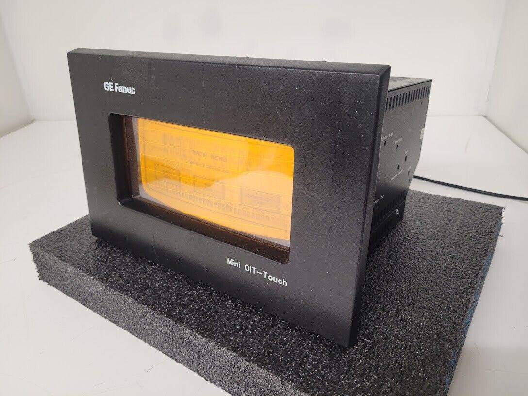 GE Fanuc Mini OIT-Touch Touch Screen NC HMI Nice Bright Orange CRT Par ...