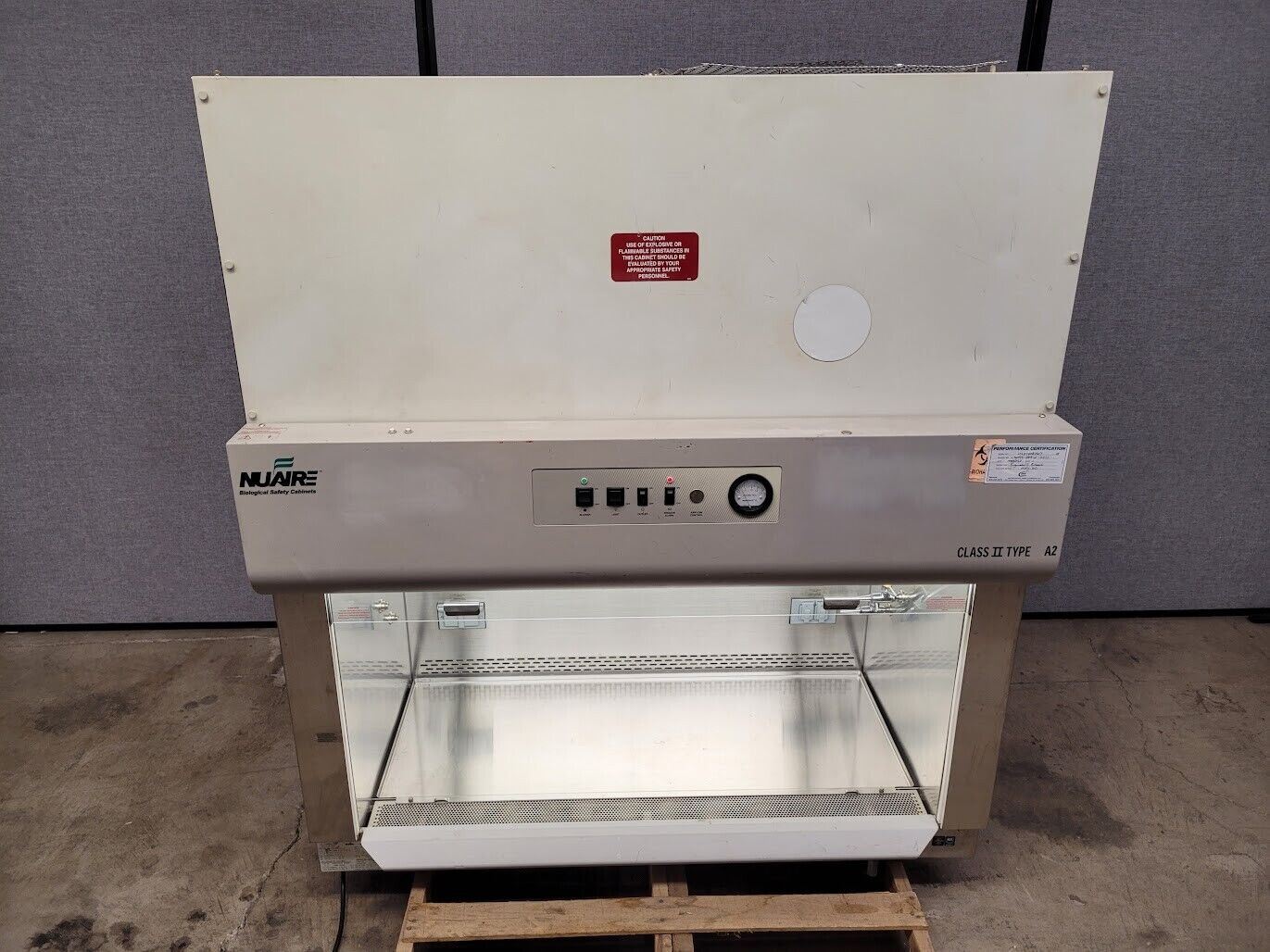 Nuaire BSC Class II Type A2 Laminar Flow Biological Safety Cabinet NU ...