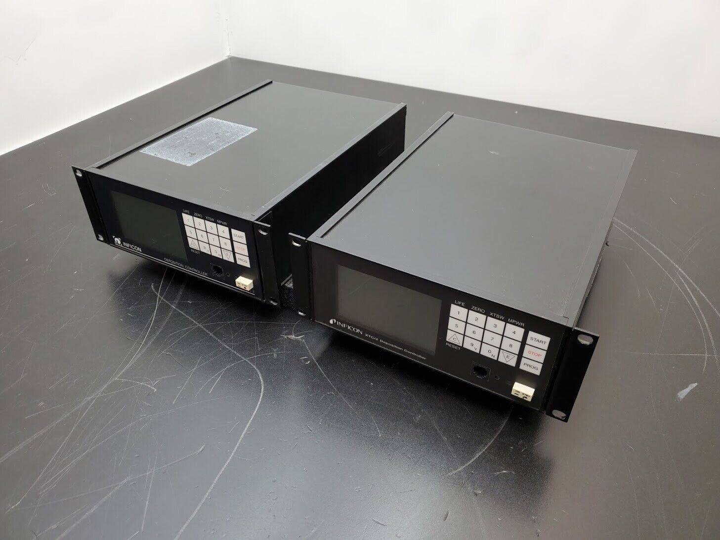 2x INFICON XTC2 Deposition Controller Monitor 757-500-G2 757-500-G4 Pa ...